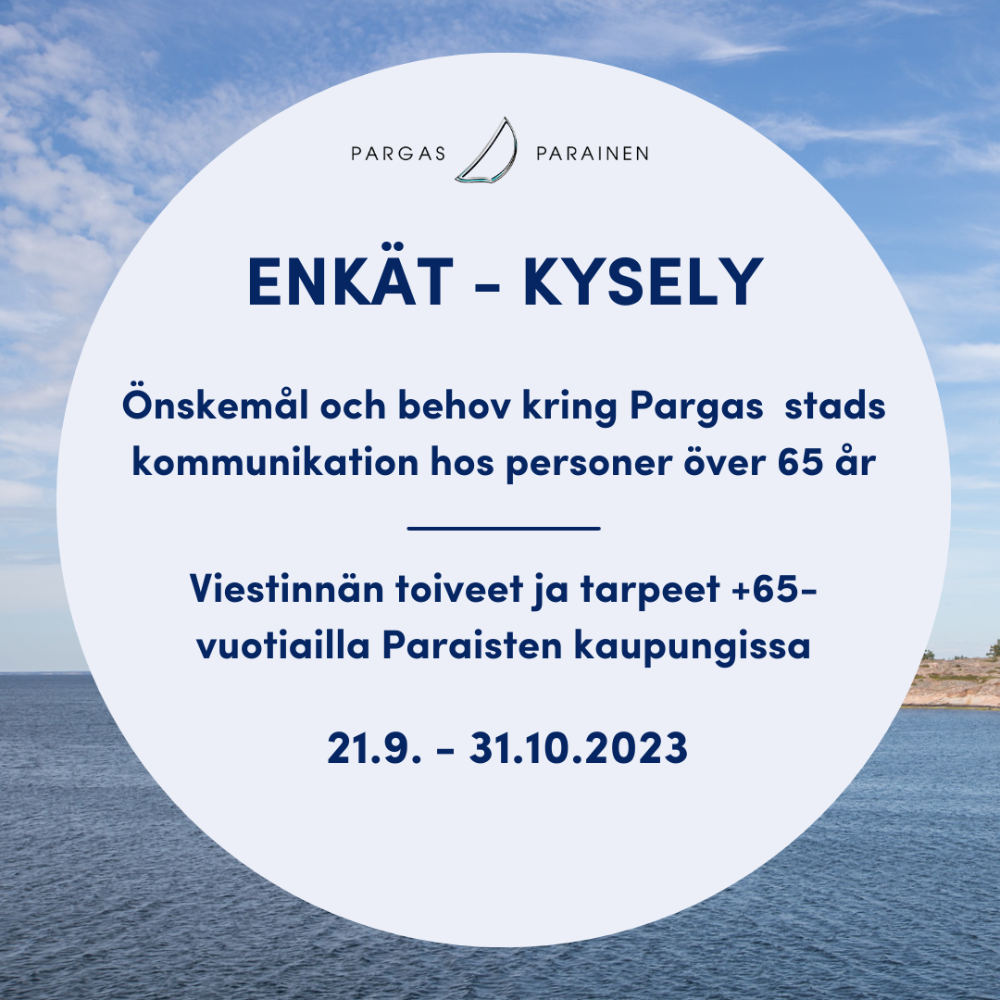 Svara på enkäten - Önskemål och behov kring stadens kommunikation hos ...